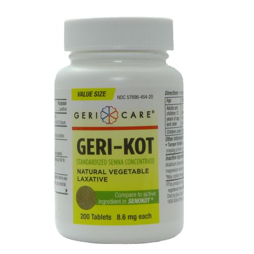 Geriatric Medical | SENNA TABS (GERI-KOT) 200/BT